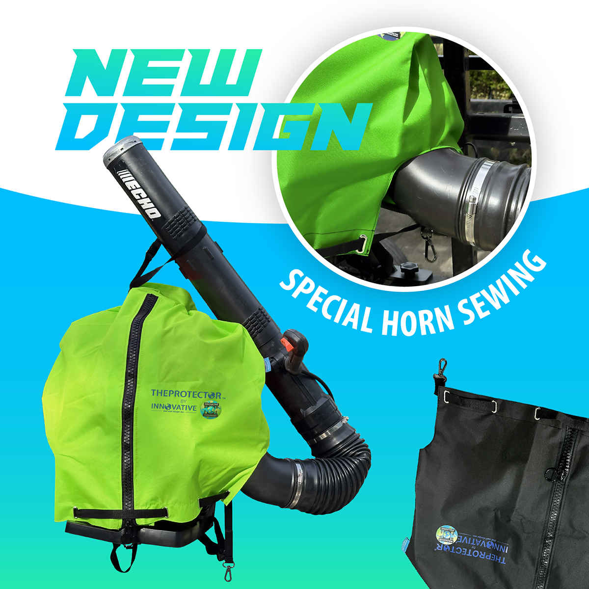 Welcome to Shoptheprotector - GREEN Backpack blower cover Expandable